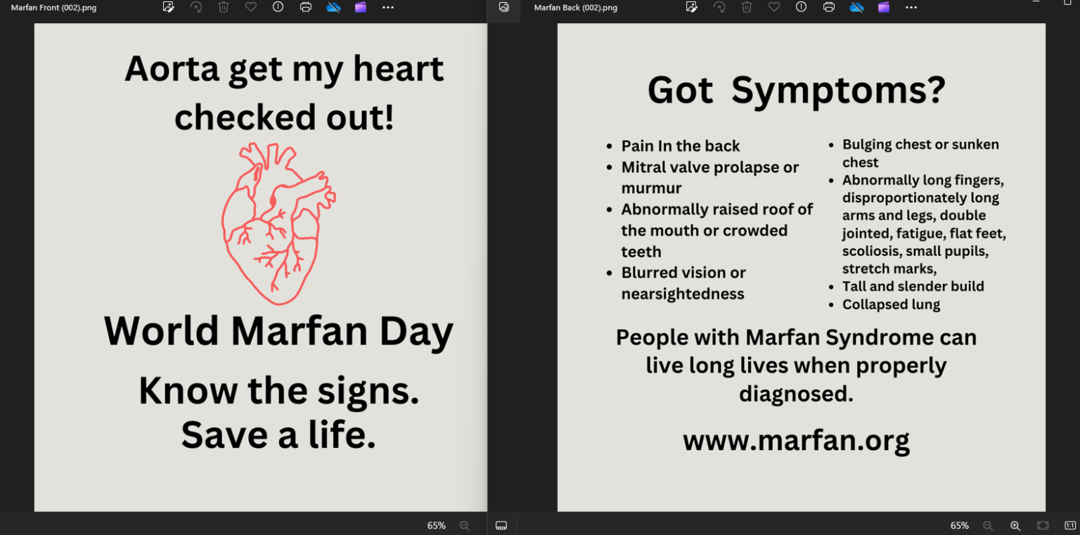 Celebrating Marfan Awareness T-Shirt Designs - Marfan Foundation